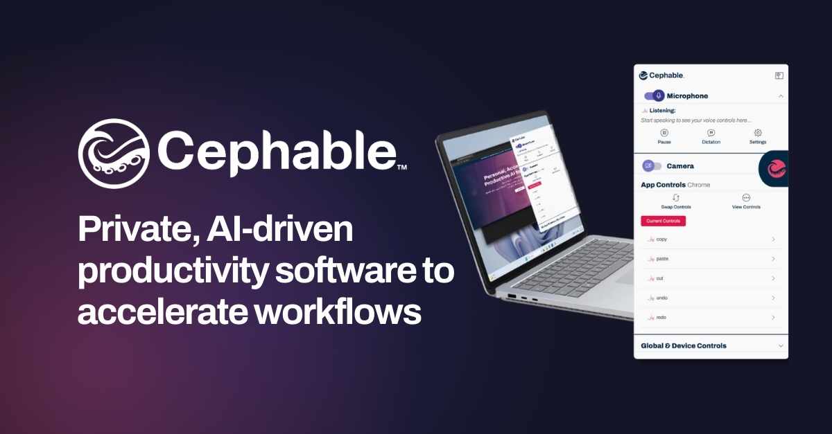 Cephable: Private, AI driven productivity software to accelerate workflows - Cephable
